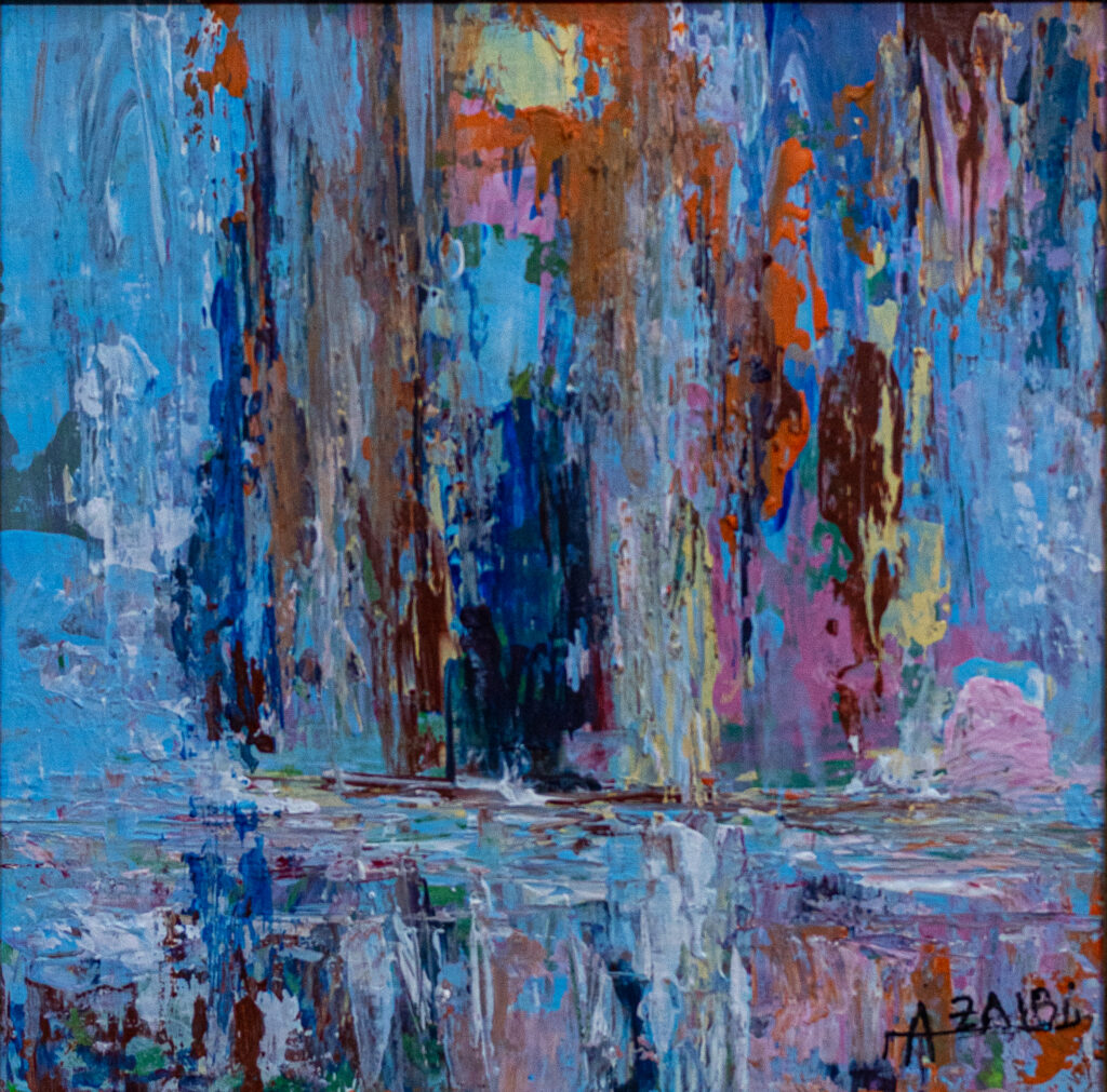 Cubisme semi-abstrait | Artiste peintre contemporain Tunisie | ArtAZ