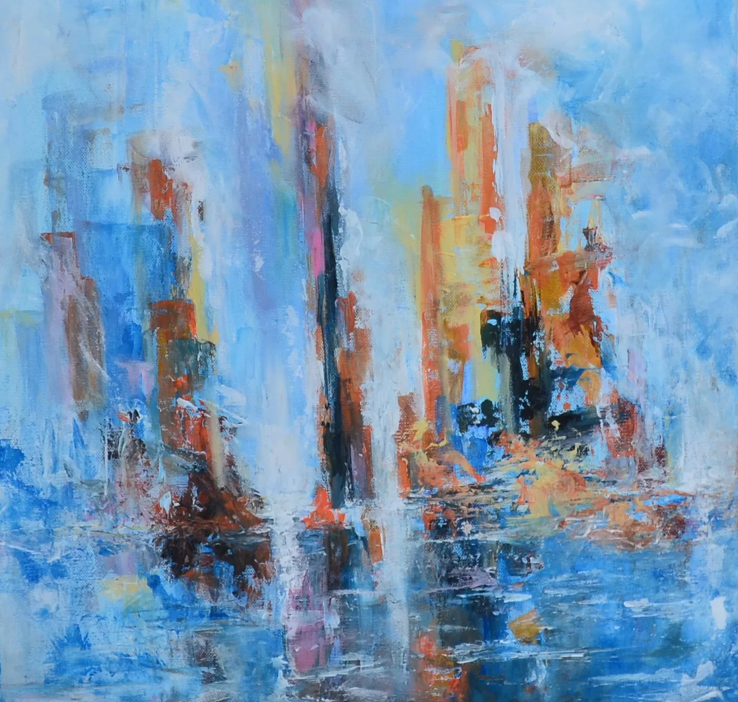 Œuvres d'art en technique mixte - "Profondeur" - Artaz Ahmed Zaibi